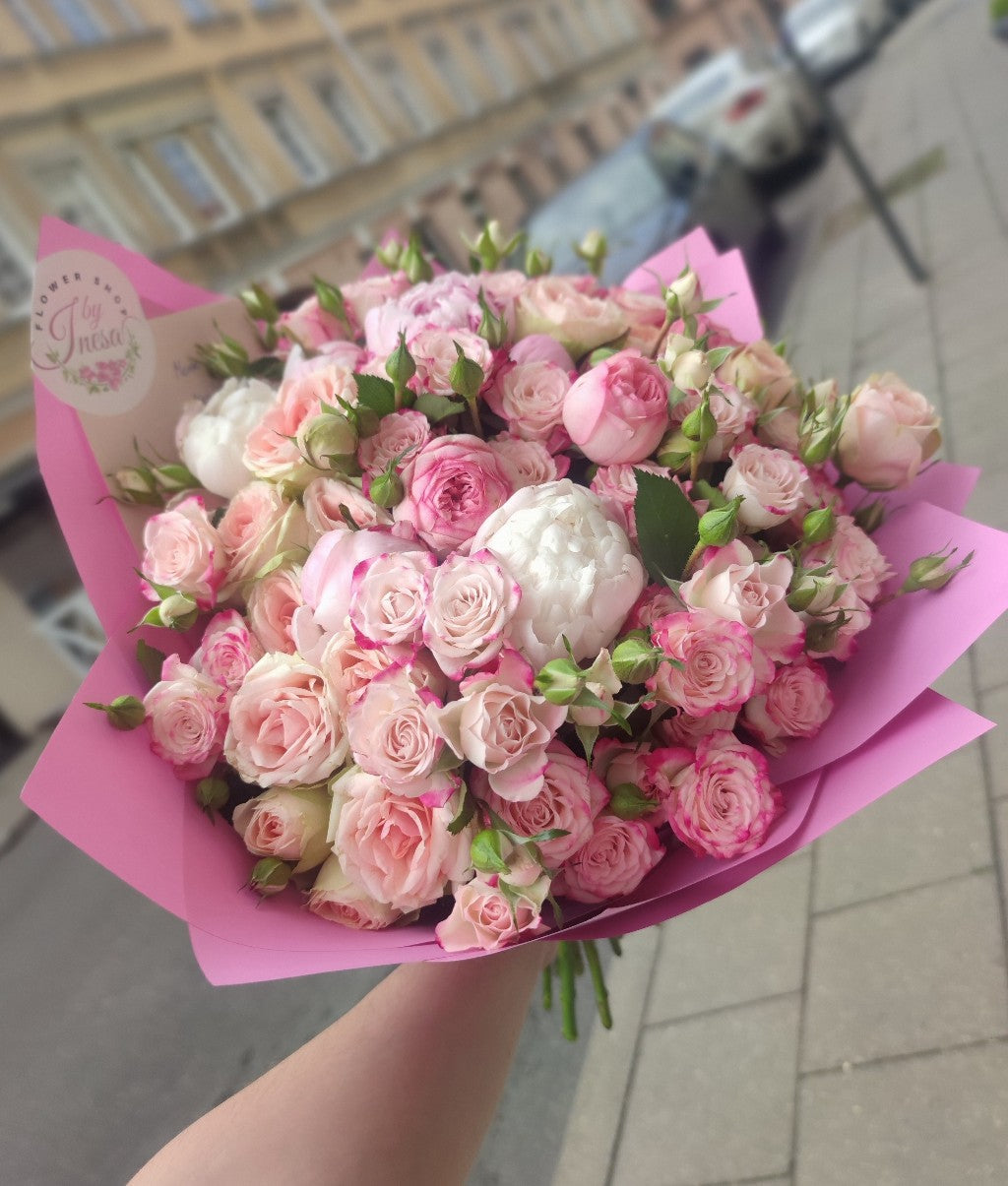 Lauko gėlių puokštės – Gėlių pristatymas Vilniuje - Flower shop Vilnius